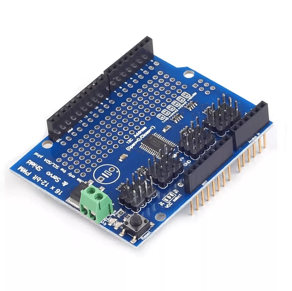 Carte Shield Servos 16 Canaux 12 bits PWM I2C - PCA9685 - didactico ...
